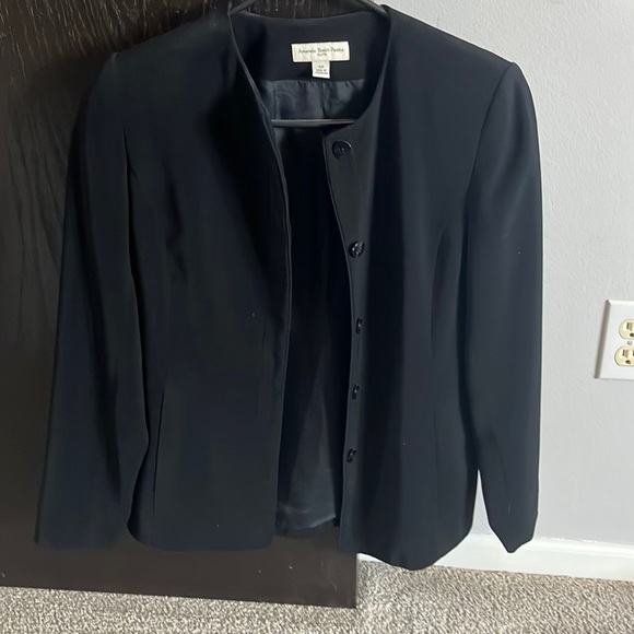 Amanda Smith | Jackets & Coats | Amanda Smith Petite Black Suit Jacket ...